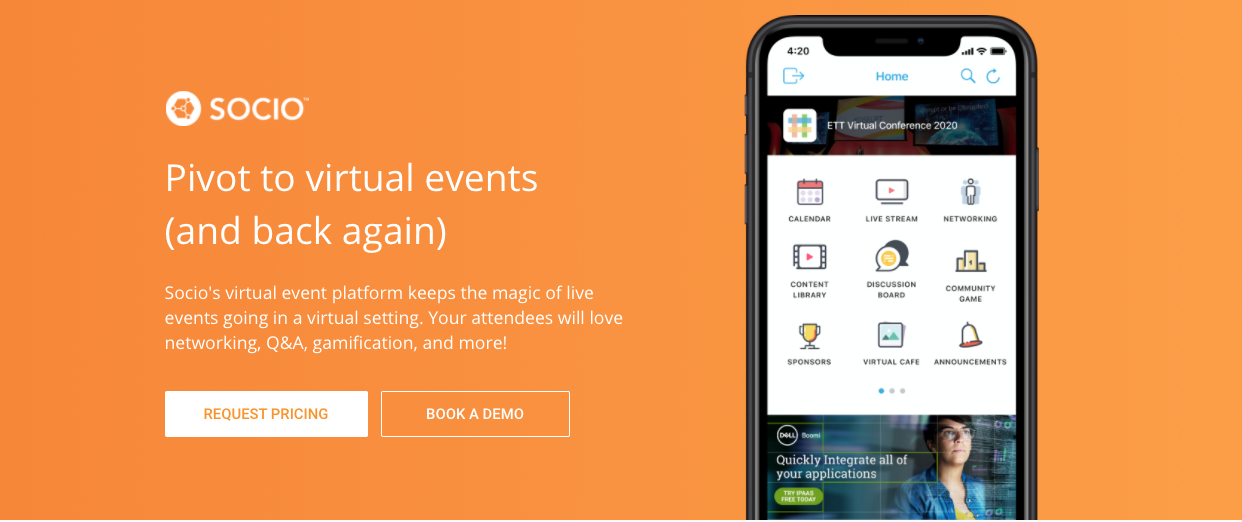 Webex Events Socio - The Virtual Events Group