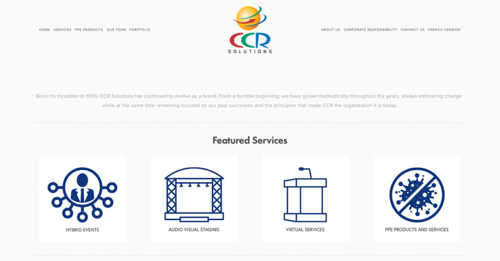 CCR Solutions - The Virtual Events Group